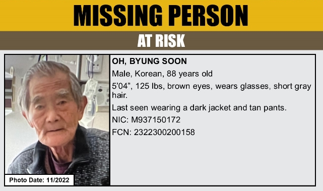 80대 한인 할아버지, 세리토스서 실종 – KNEWSLA