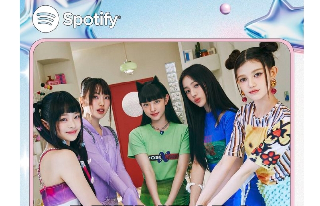 뉴진스 ‘뉴진스’, 스포티파이 1억 스트리밍 돌파 – KNEWSLA